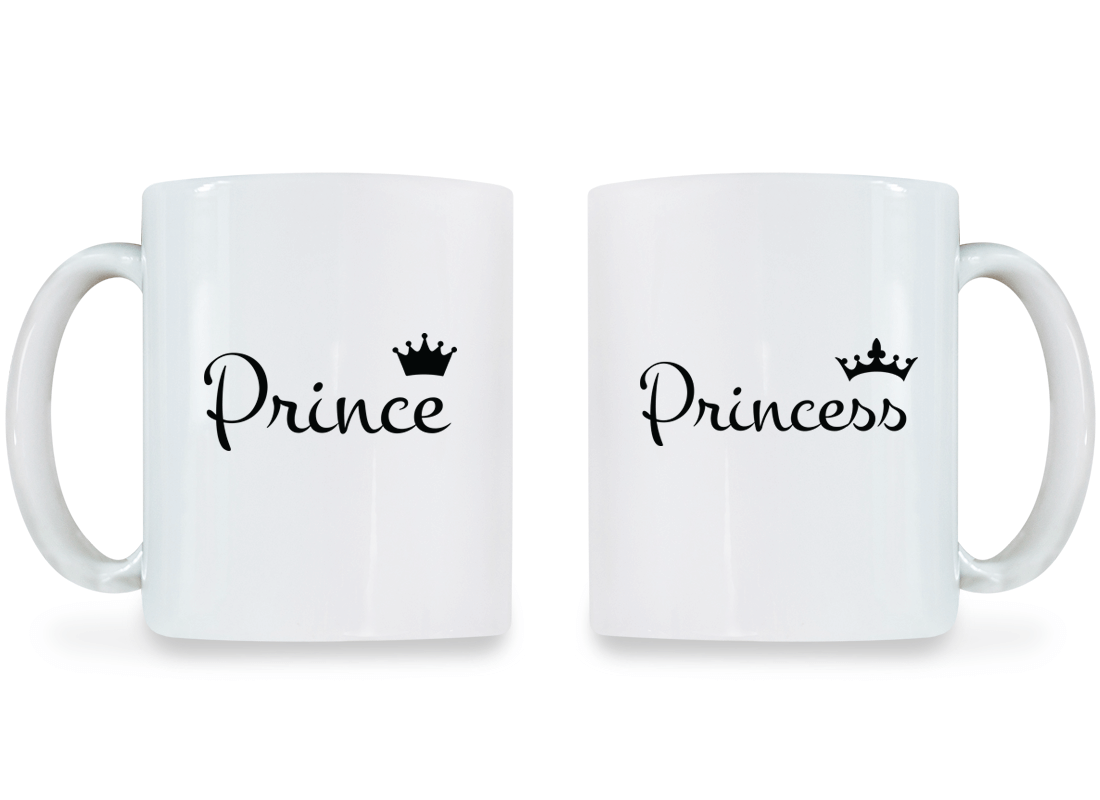 Prince & Princess - Couple Coffee Mugs – Couples Apparel