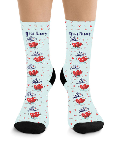 Custom Face Socks | Couples Apparel